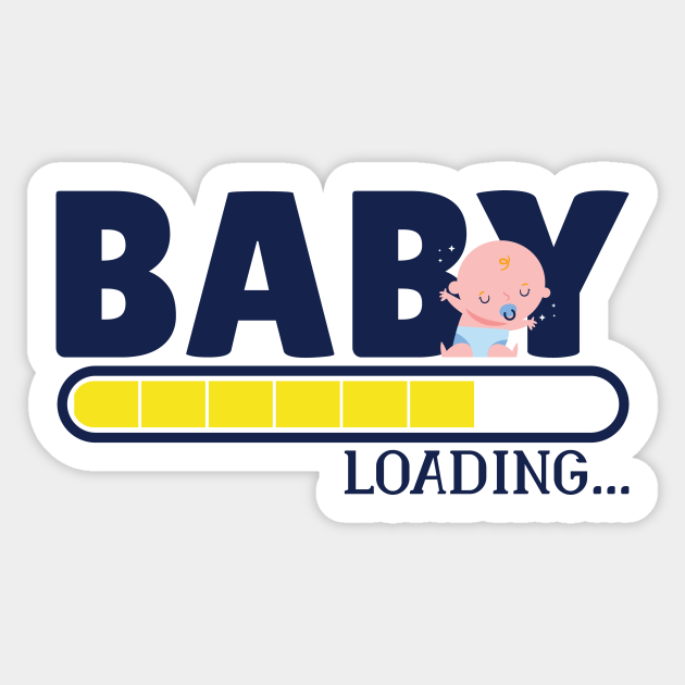 Baby loading - Baby Loading - Sticker | TeePublic